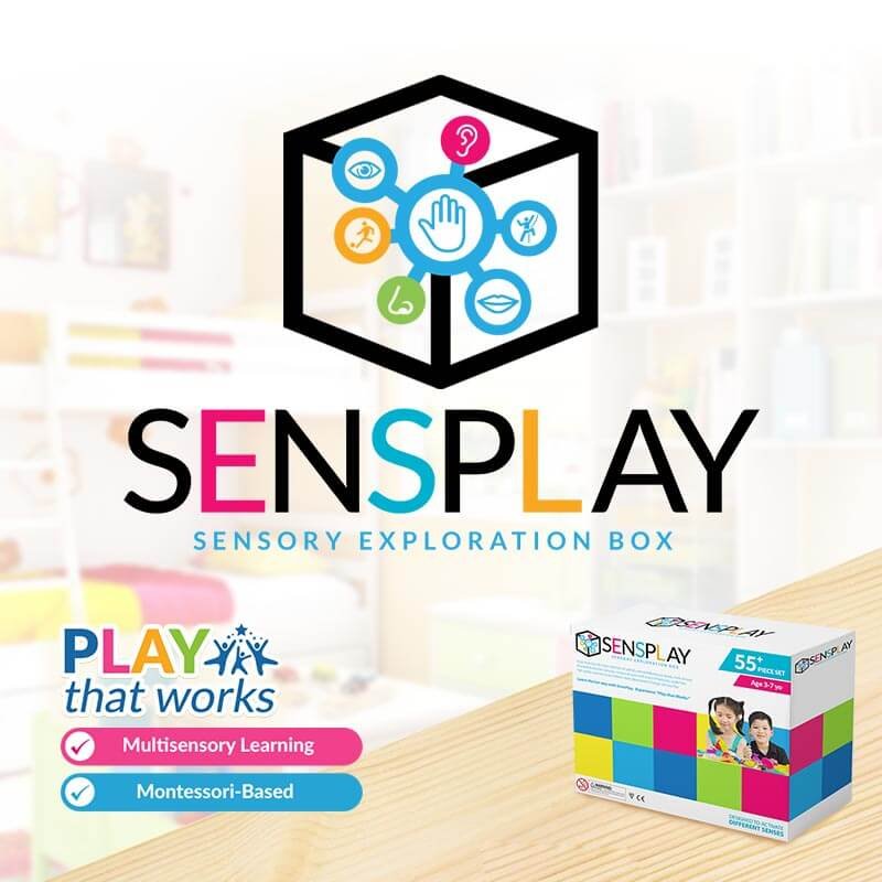 SensPlay | Sensory Exploration Box | 30-in-1 Play & Learn Kit